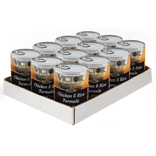 VICTOR Super Premium Dog MZF22 Food - Chicken and Rice Formula Pâté ...