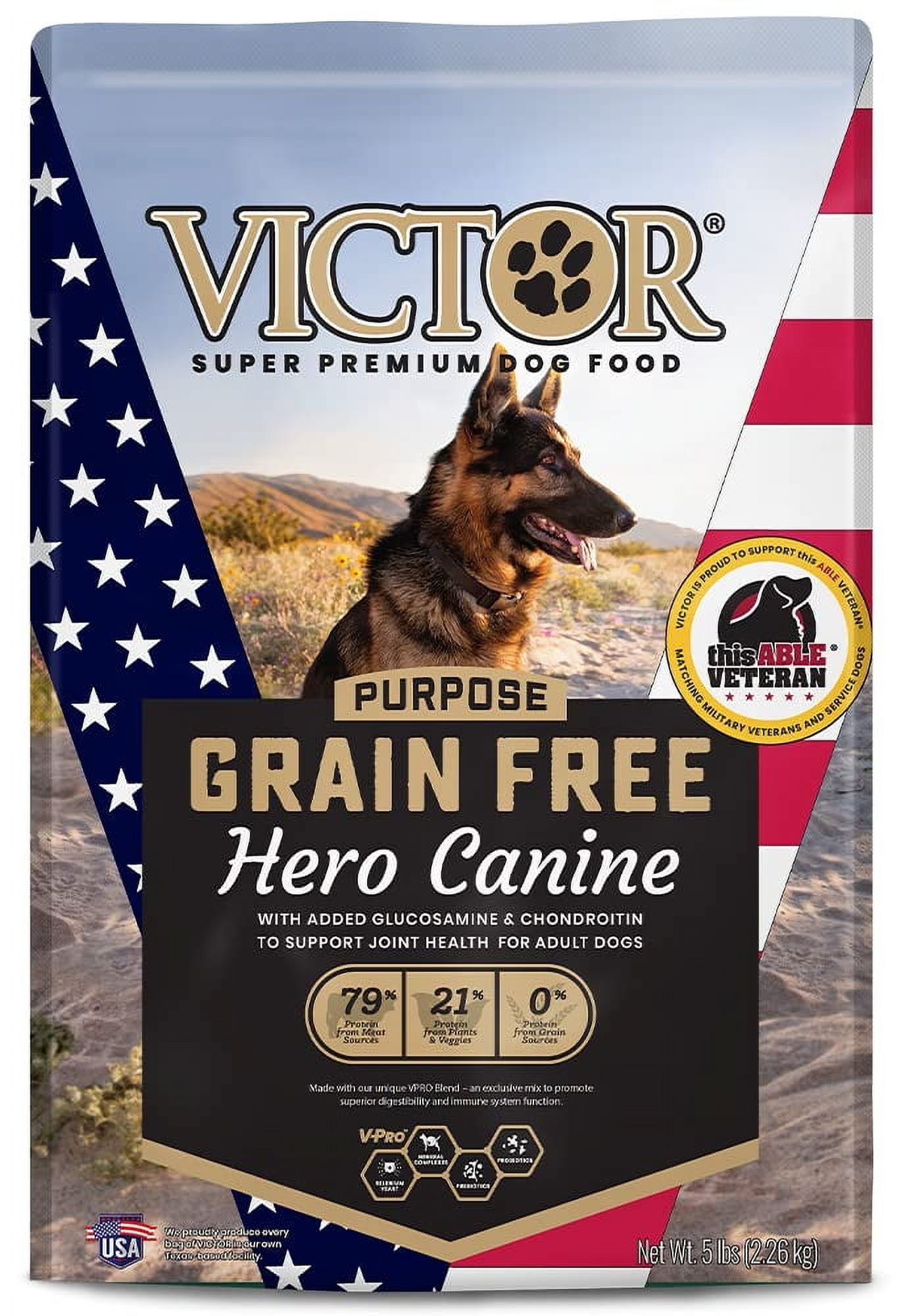 VICTOR Super Premium Dog SBF3 Food - Purpose Hero Canine Kibble ...