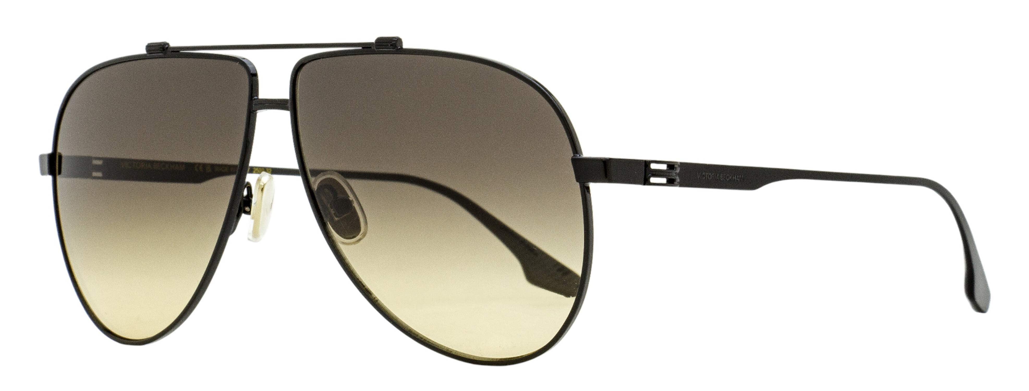 Victoria Beckham B-Monogram Pilot Sunglasses VB248S 001 Black 63mm ...