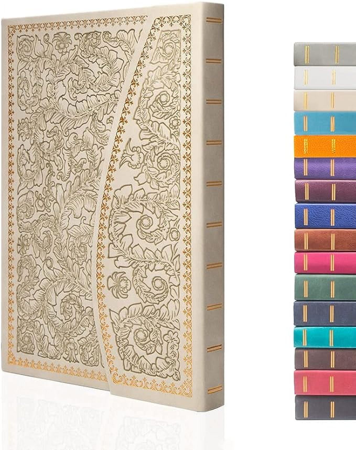 VICTORIA'S JOURNALS Magnet Journal, Carving Vintage Notebook Faux ...