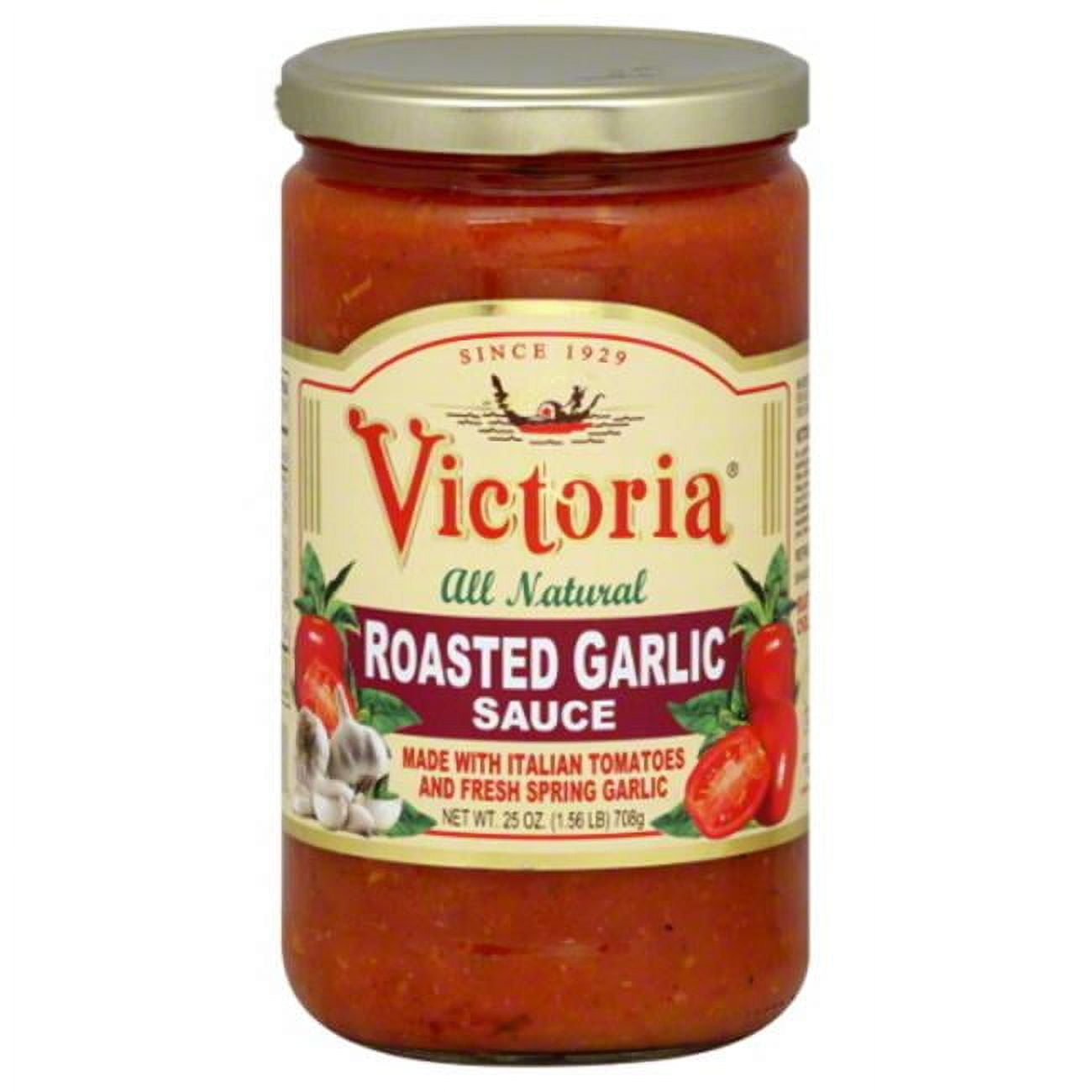 (Pack Of 6) Victoria Sauce Rstd Garlic 24 Oz - Walmart.com