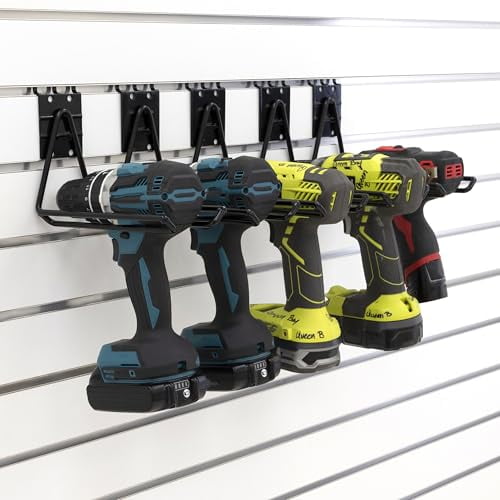 VICTORY DISPLAY & STORE FIXTURE MFG Heavy-Duty Front Facing Drill/Garden-Tool Garage Utility ...