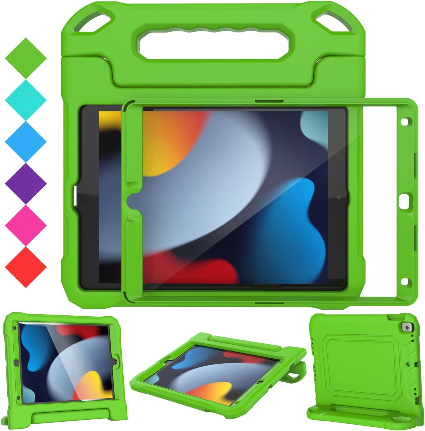 VICVOL Kids Case for iPad 10.2 inch 9th/ 8th/ 7th Generation 2021/2020 ...