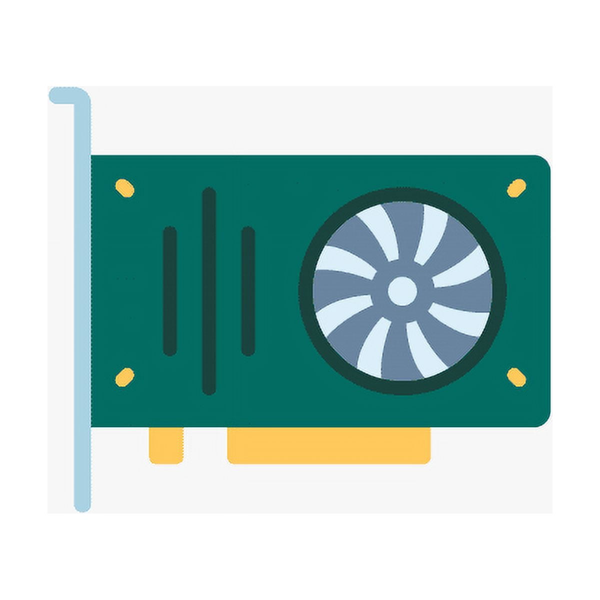 VIDEO CARD ISA - VGA WONDER-16 V4 REV 4 256K PN 109006300, ATI18800-1 ...