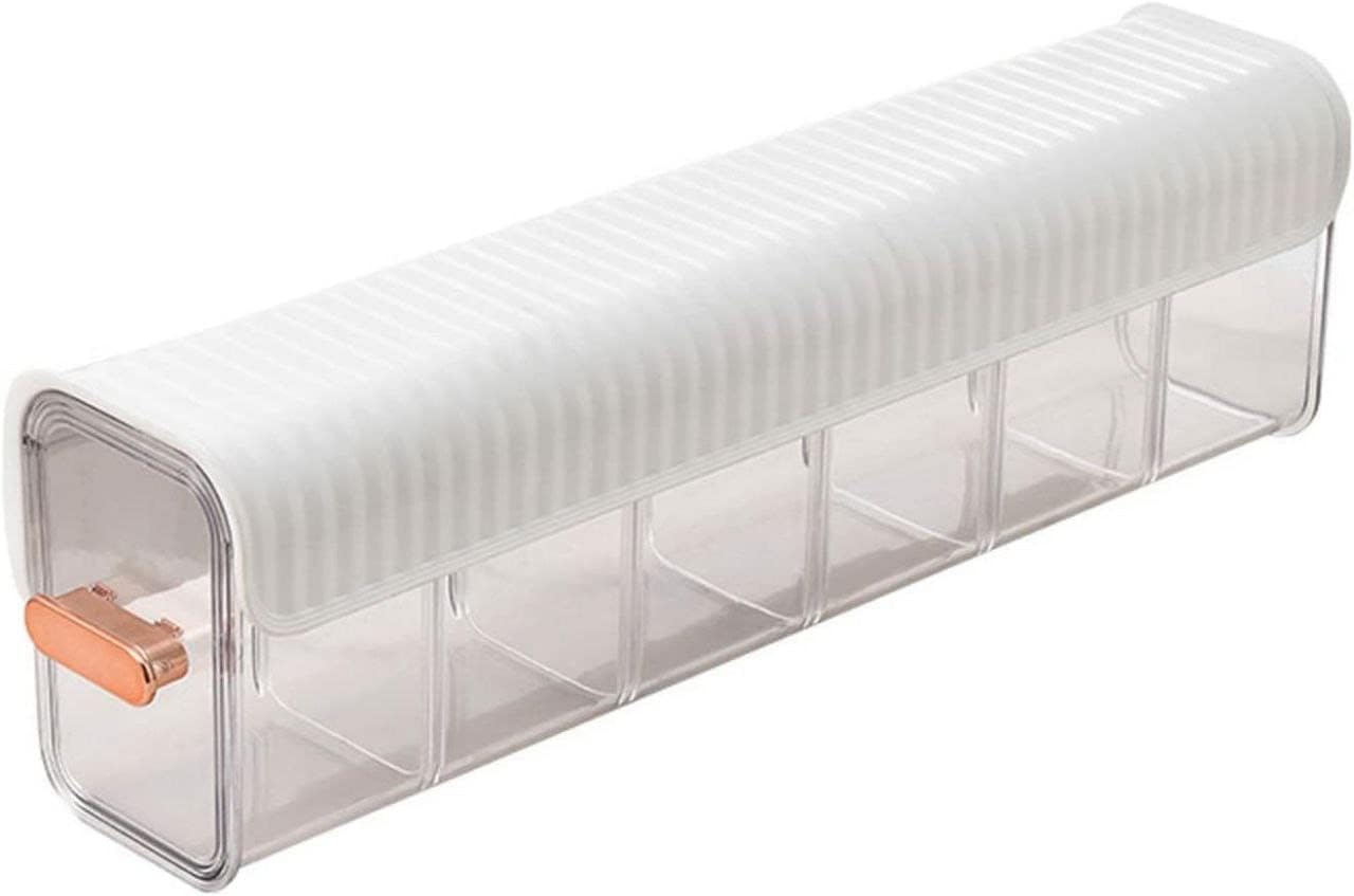 VIDORA Transparent Drawer Underwear Organizer Divider Wall Mount 6 Cell ...