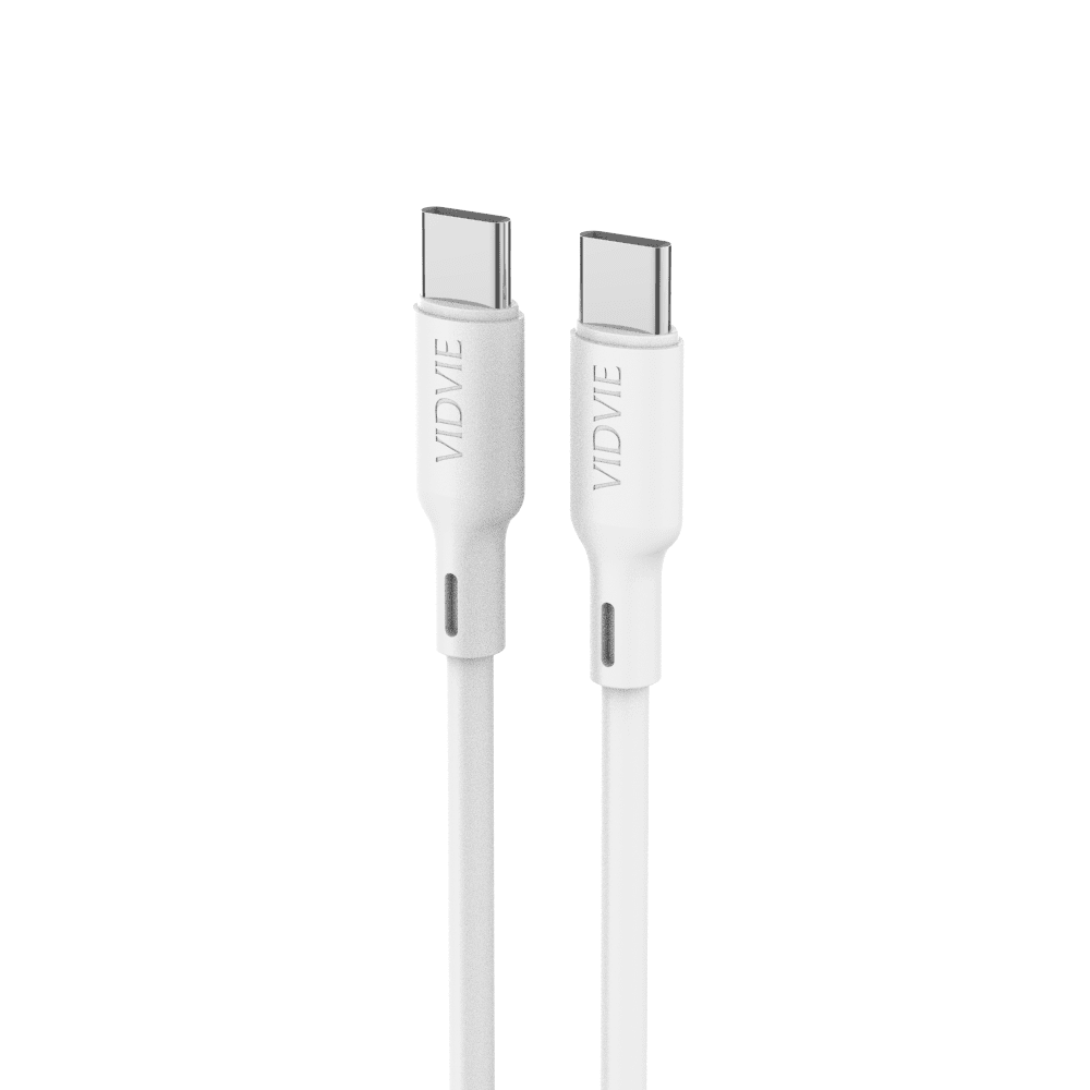 VIDVIE Type C to type c Charging Cable PD 100W USB C to USB C Cable CB493T-T White - Walmart.com