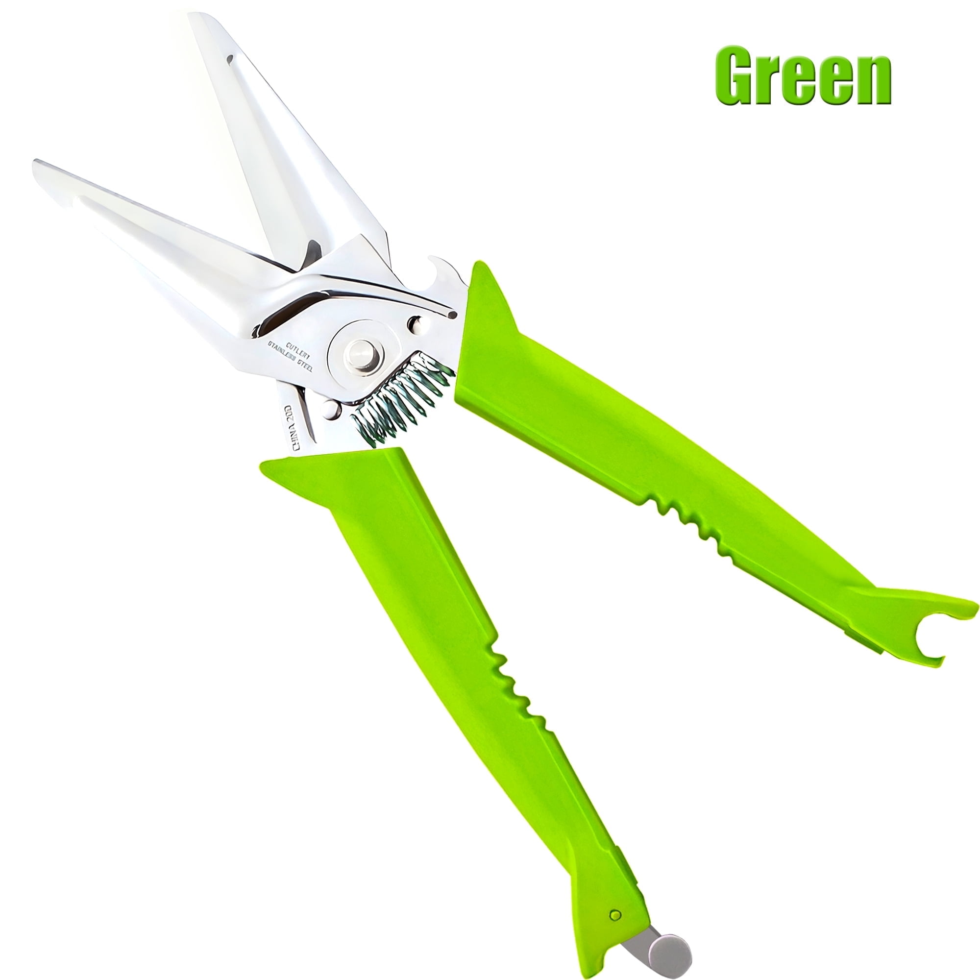 VIEROLA Kitchen Scissors, 9" Stainless Steel Shears, Heavy Duty, Spring ...