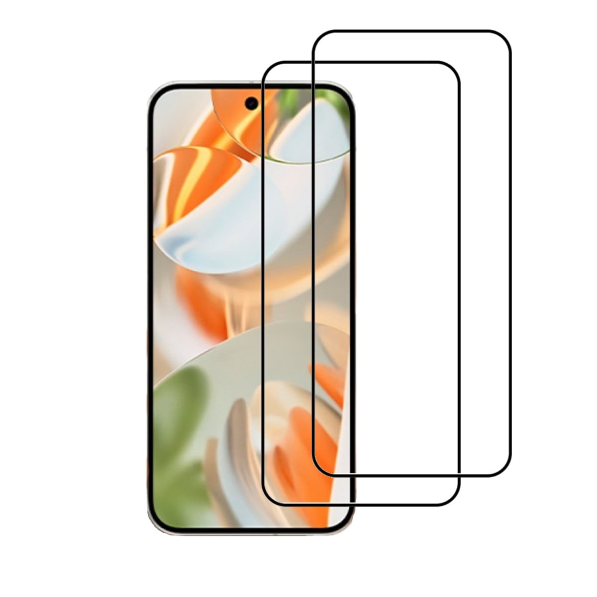 VIESUP 2PACK Black Screen Protector Compatible with Google Pixel 9 Pro ...