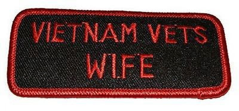 VIETNAM VET'S WIFE PATCH SPOUSE PROUD SUPPORT VETERAN SE ASIA - Walmart.com
