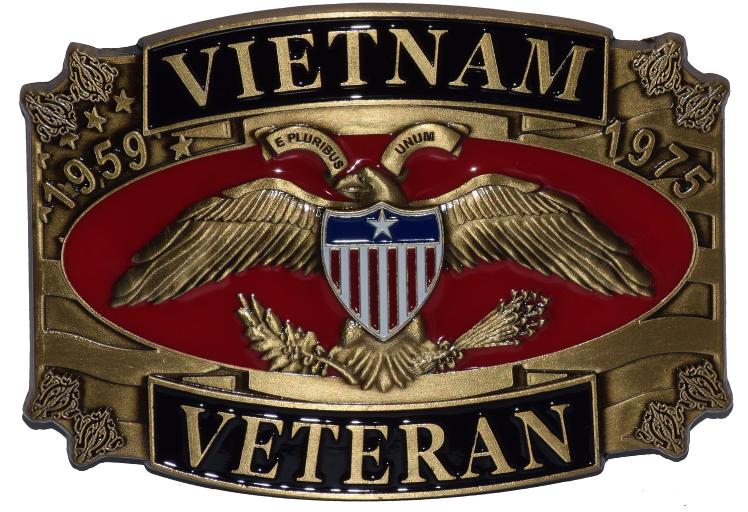 VIETNAM VETERAN 1959-1975 - Cast Belt Buckle - Walmart.com