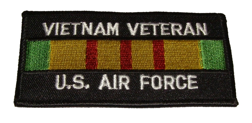 VIETNAM VETERAN U.S. AIR FORCE with Vietnam Service Ribbon Patch ...