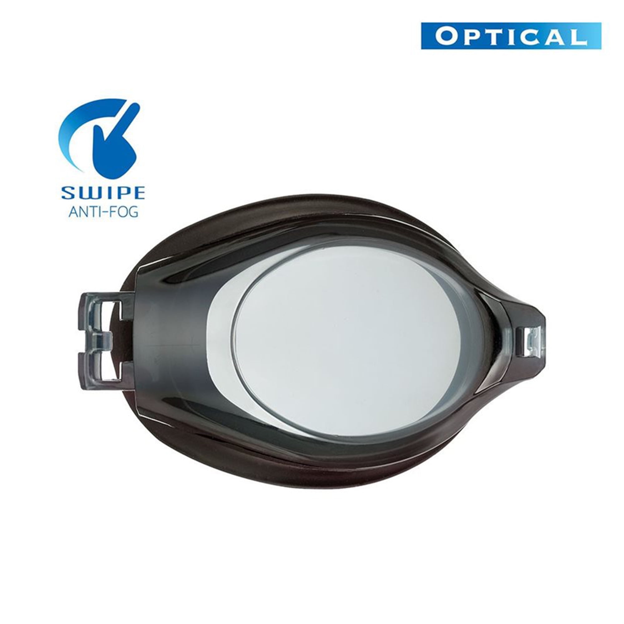 VIEW Swimming Gear SWIPE Optical Lens (+3.5 Diopter, Smoke) - Walmart.com