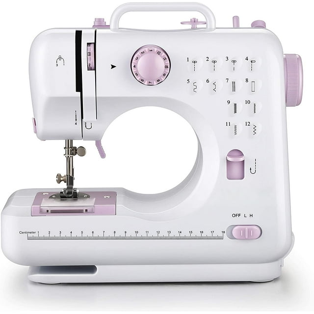 VIFERR Mini Sewing Machine for Beginners, Kids, 12 Built-in Stitches ...