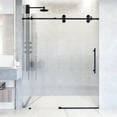 Vigo Vg6041fl7274r Elan 68 To 72 In. W X 74 In. H Sliding Frameless Shower Door In Matte ...