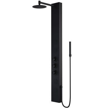 VIGO Rector 55 in. H x 6 in. W 2-Jet Shower Panel System with ...