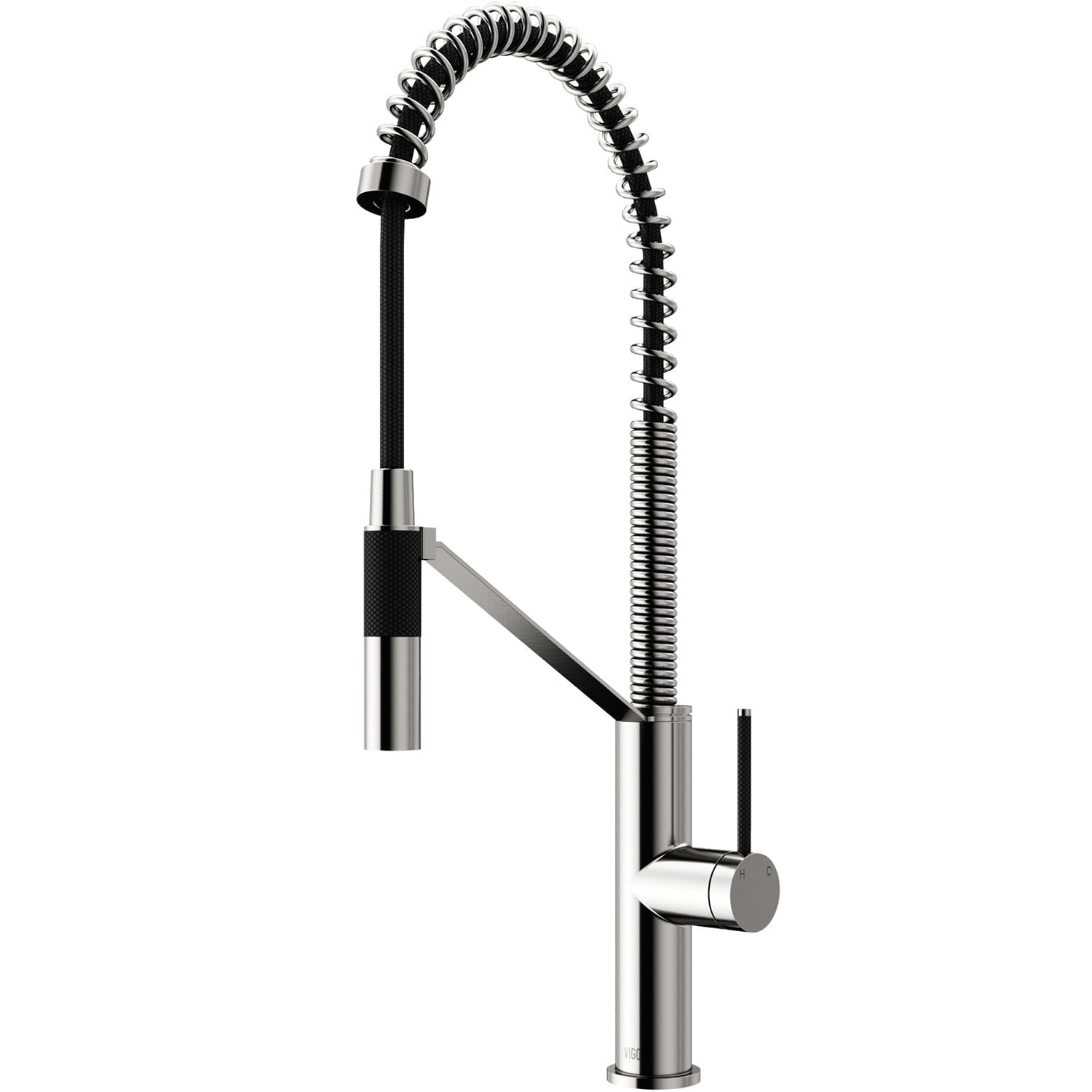 VIGO Livingston Single Handle Pull-Down Sprayer Kitchen Faucet in ...