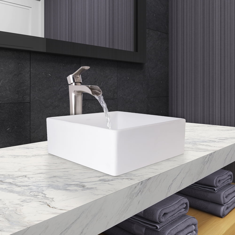 VIGO Industries VGT1082BN Matte StoneBavaro Sink with Niko Faucet ...