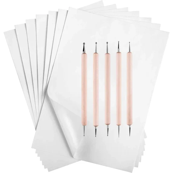 VIGOR- 50 Sheets Carbon Paper Graphite Paper White Carbon Transfer (8.5 ...