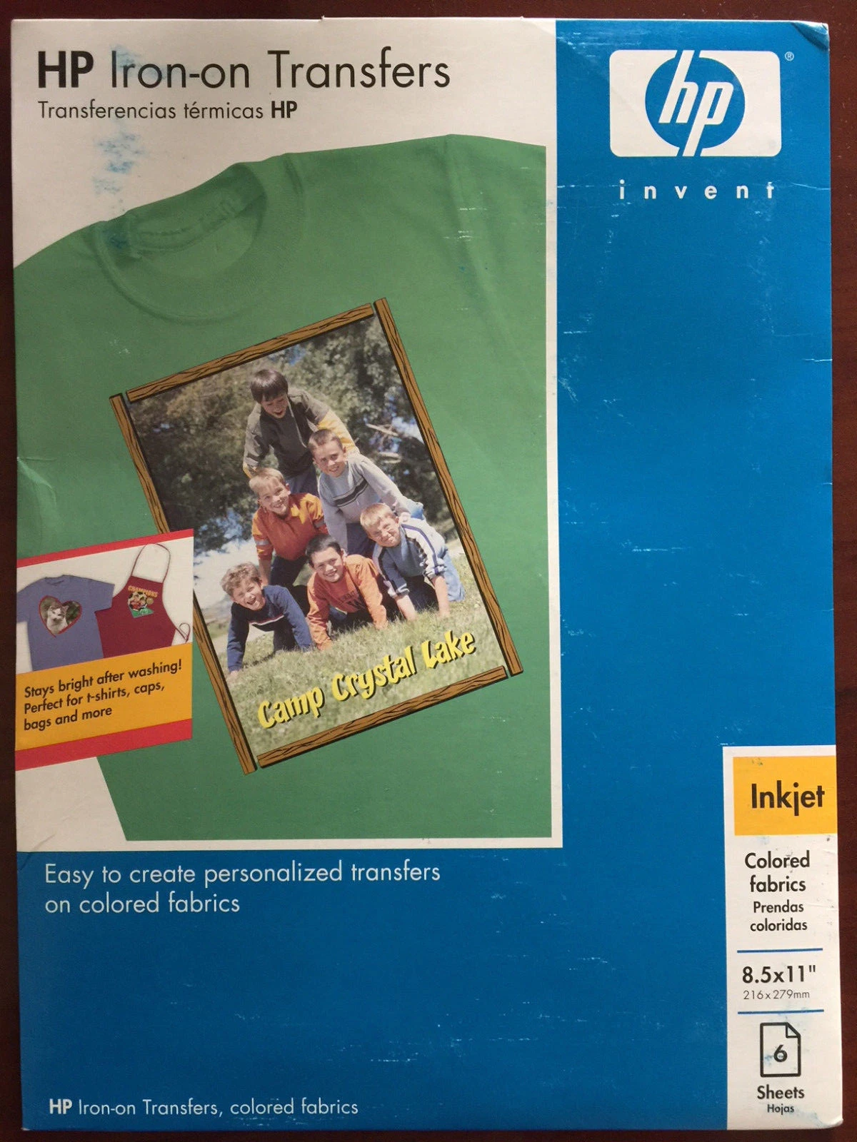 VIGOR- 8-1 Q1947A Hp Ironon Transfers 2 White 6 Sh Pack - Walmart.com