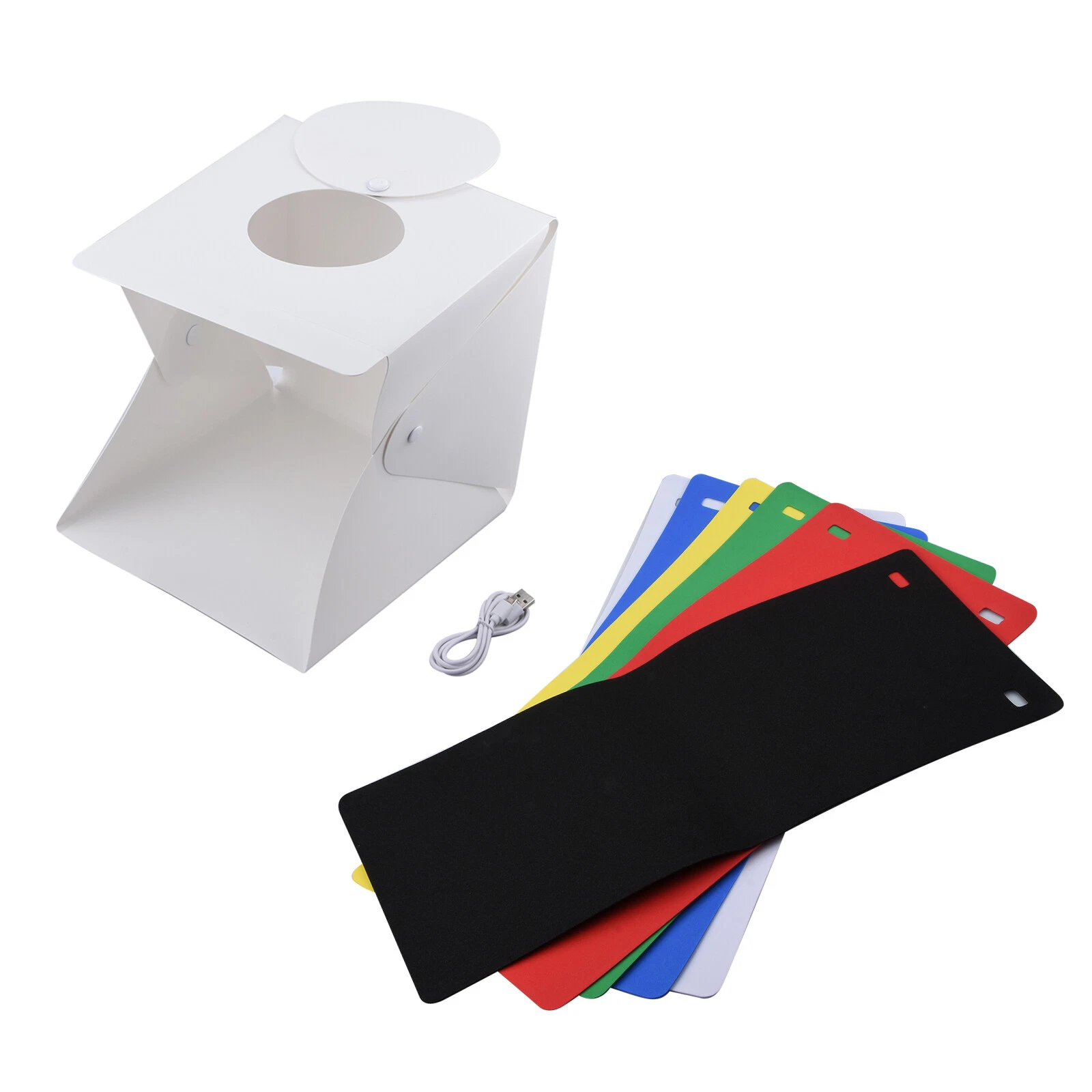 VIGOR- 9" White Portable Small Led Photography Studio Soft Box Studio ...