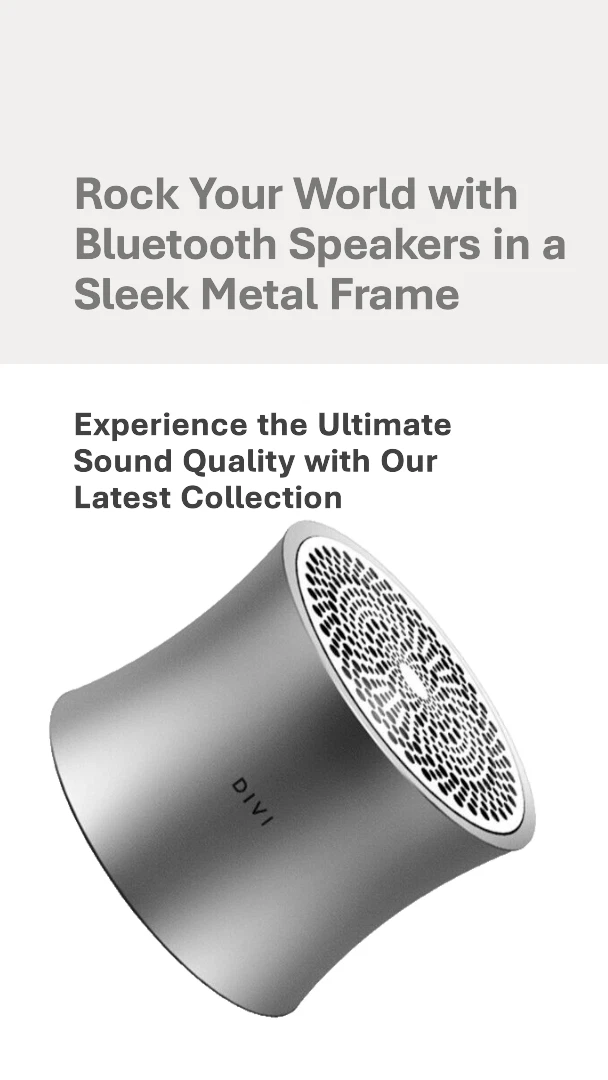 VIGOR- Divi Mini Speaker - Powerful Sound, Bluetooth, Long Battery ...