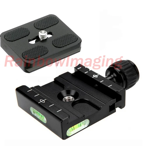 VIGOR- Metal Adapter Plate Square Clamp + 50Mm Qr Plate For Arca-Swiss ...