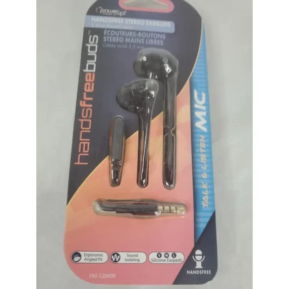 VIGOR- New Power Up Hands Free Stereo Earbuds Ear - Walmart.com