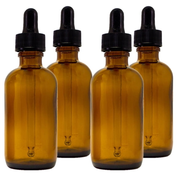 1 Oz Amber Glass Bottles Dropper
