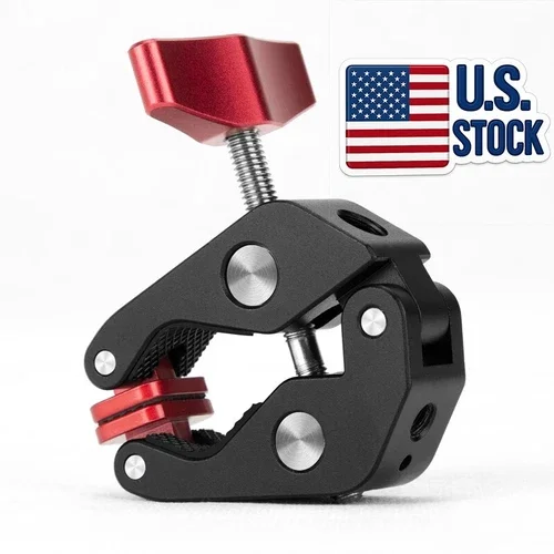 VIGOR- Reflex Aluminum Super Clamp 1/4" And 3/8" Threaded Holes For ...