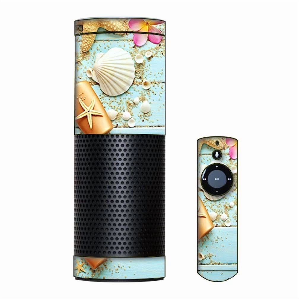 VIGOR- Skin Decal Vinyl Wrap For Amazon Echo Device / Seashell ...