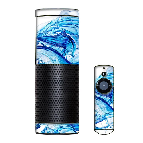 VIGOR- Skin Decal Vinyl Wrap For Amazon Echo Device / Water Splash ...