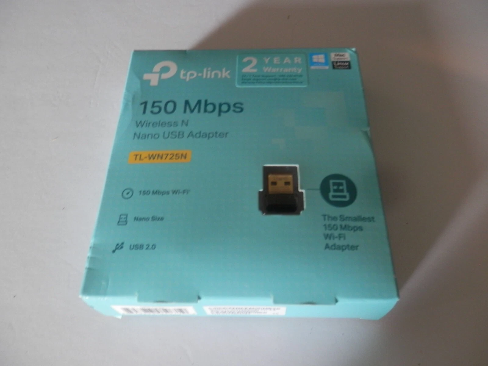 VIGOR- Tp-Link Archer Tl- Wn725N Nano Usb Wifi Adapter 150 Mbps New In ...