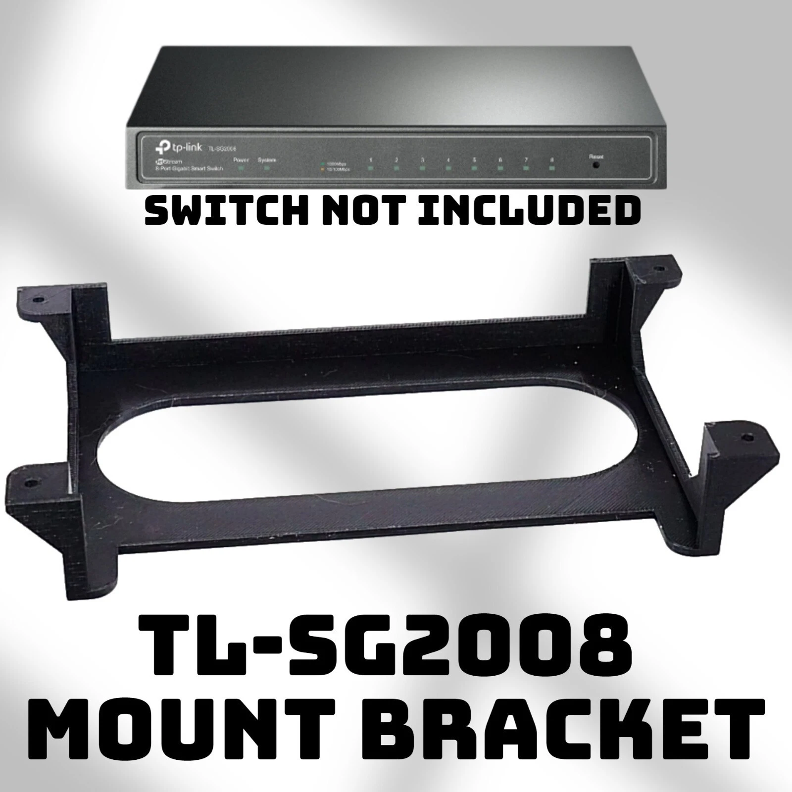 VIGOR- Wall Mount & Under-Table Mount Bracket For Tp-Link Tl-Sg2008 8 ...