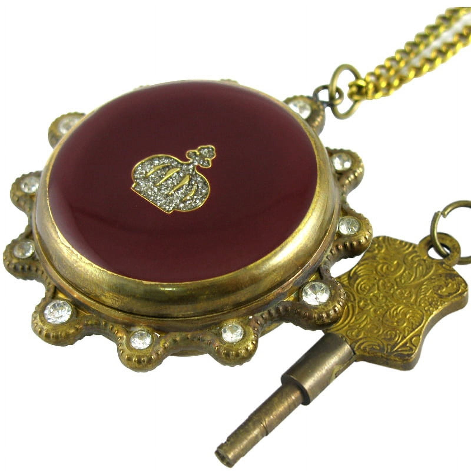 VIGOROSO Imperial Mechanical Pocket Watches Antique Key Hide Pure ...