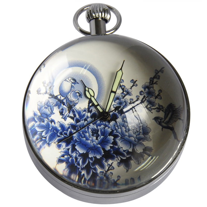 VIGOROSO Large Size Antique Vintage Pocket Watch Mechanical Movement ...