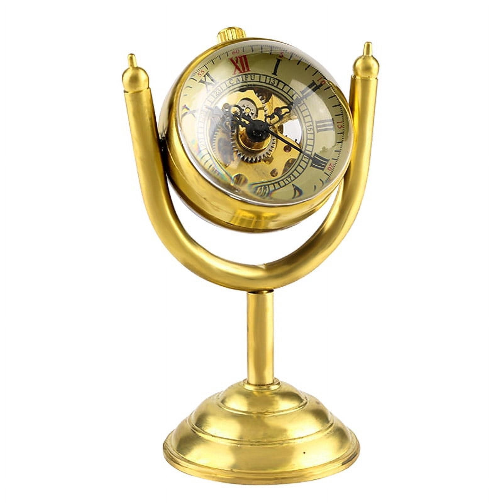 VIGOROSO Mechanical Stand Watch Fob Pocket Watch Antique Transparent ...