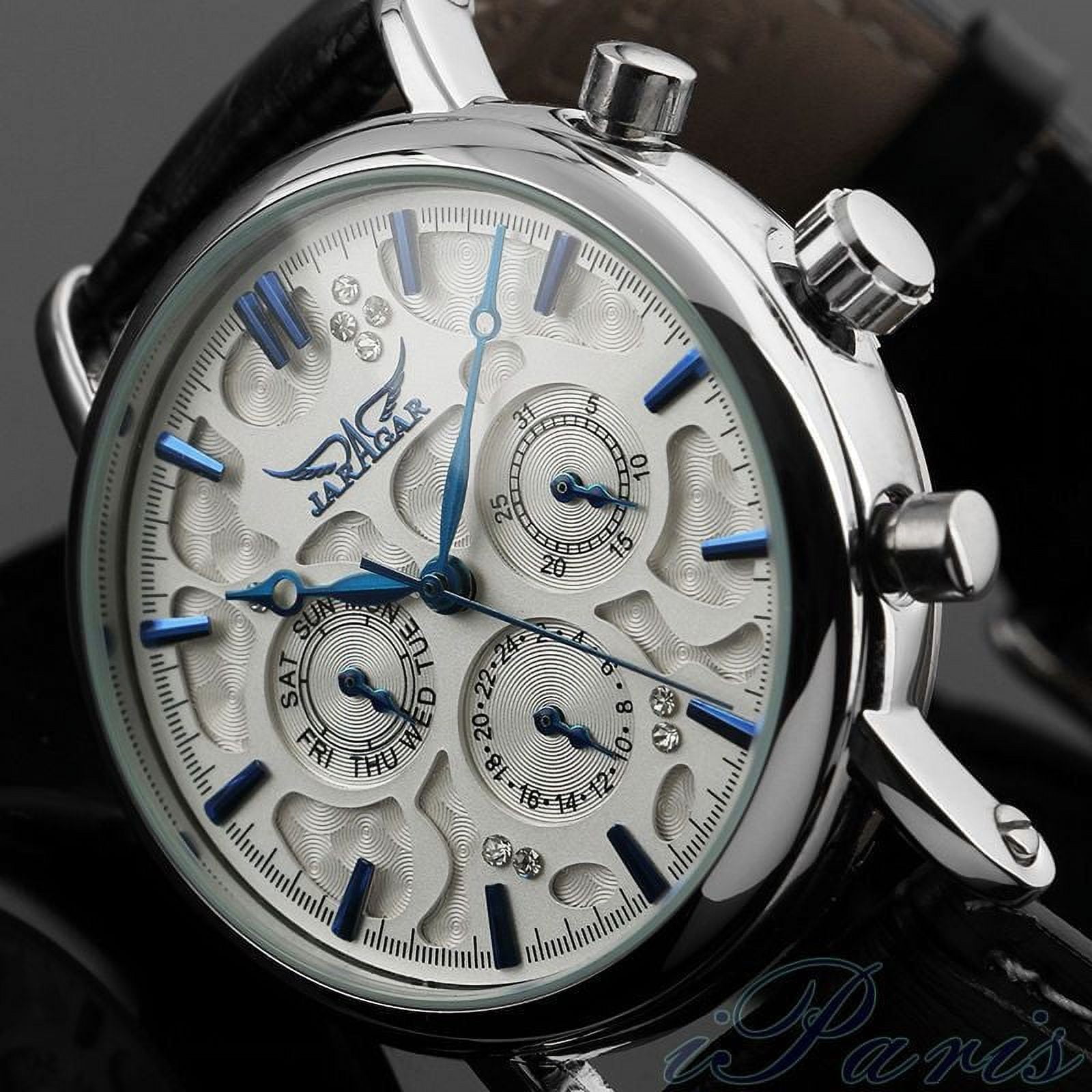 VIGOROSO Mens Watch Automatic Mechanical AUTO Selfwinding Calendar Date ...