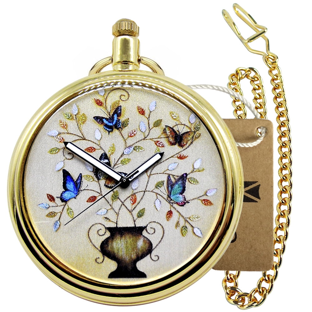 VIGOROSO Self-winding Mechanical Pocket Watch with Kuwait Ubuy Special ...