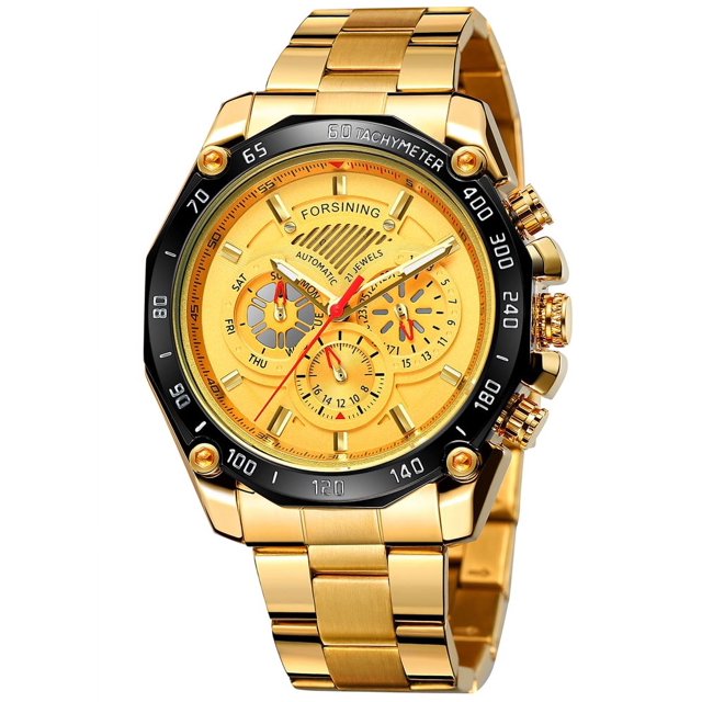 VIGOROSO TOP Mechanical Automatic Watch Luxury Mens Business Sports ...