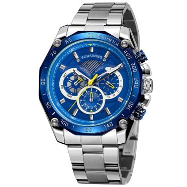 VIGOROSO Men's Automatic Mechanical Selfwind Real Sub-dial Calendar ...