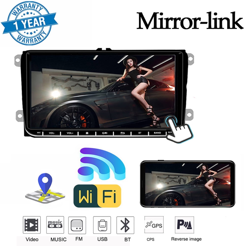 VIGORTHRIVE 2 Din Android 9" Car Stereo Touch Screen GPS Navigation ...