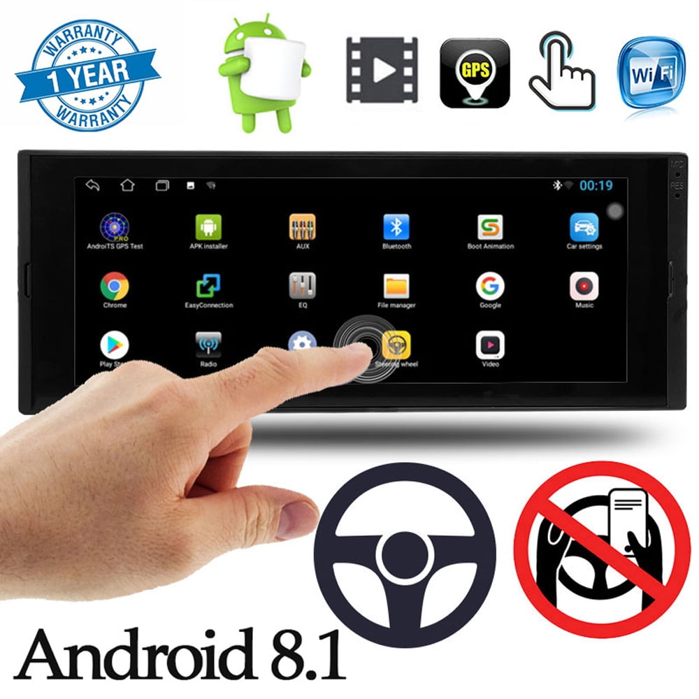 VIGORTHRIVE 6.9 inch Android 8.1 Car Stereo Touch Screen Car Radio ...