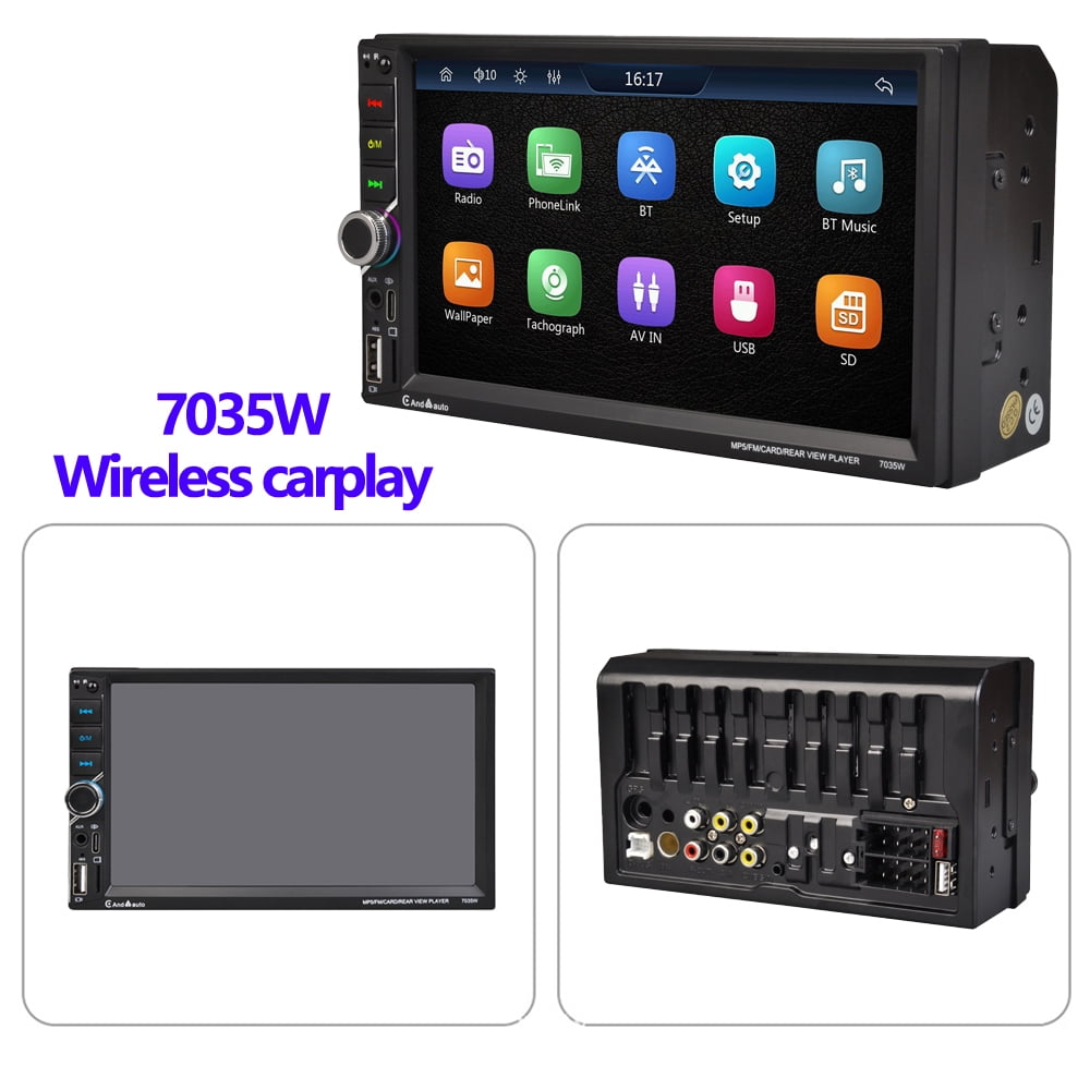 VIGORTHRIVE 7" Double 2 Din Car Radio Stereo Wireless Carplay Android ...