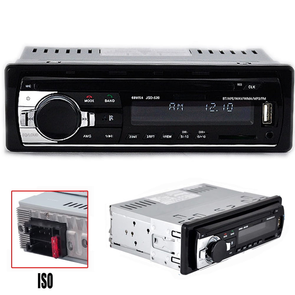 VIGORTHRIVE Universal 1 DIN 12V Car Stereo Bluetooth Phone Music ...