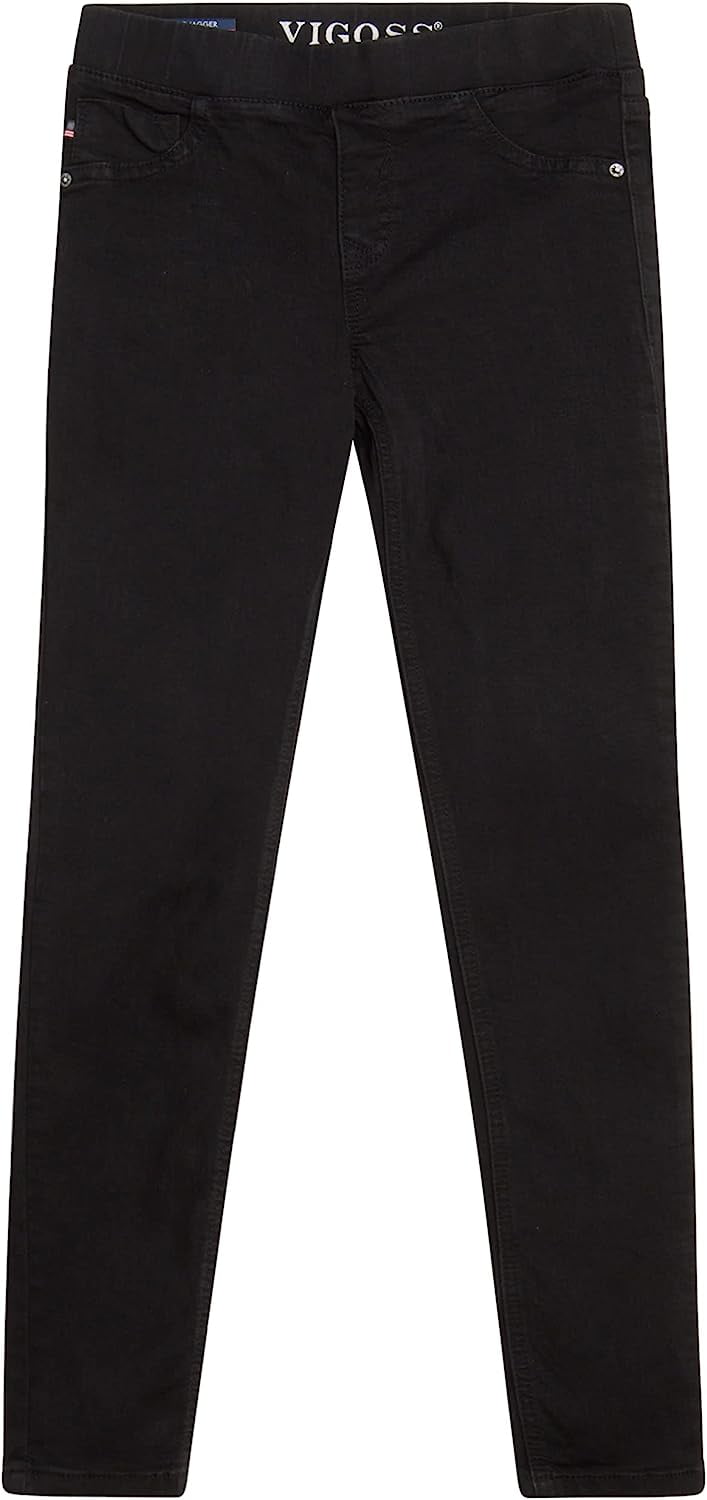 VIGOSS Girls' Jeggings - Pull On Super Stretch Denim Skinny Jeans for ...