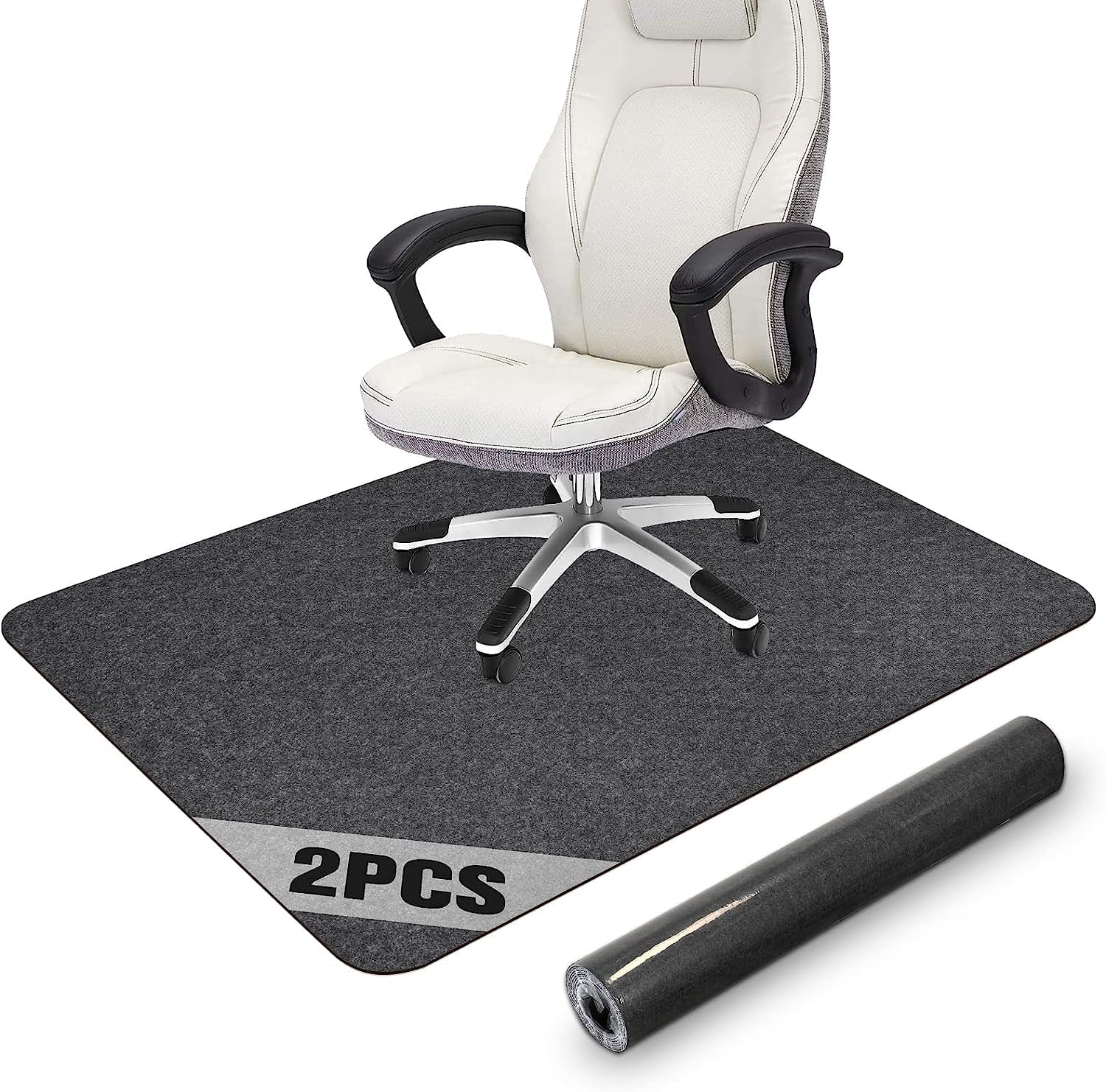 VIHBKRTU Office Chair Mat for Hardwood Floor 55"x35" Computer Chair Rug ...