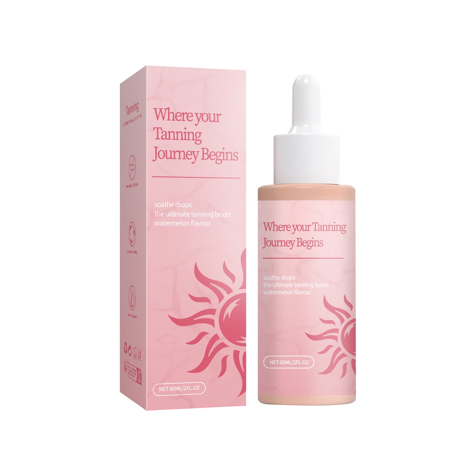 VIITN Tanning Moisturizing Serum - Alcohol-Free with Vitamin E, Non ...