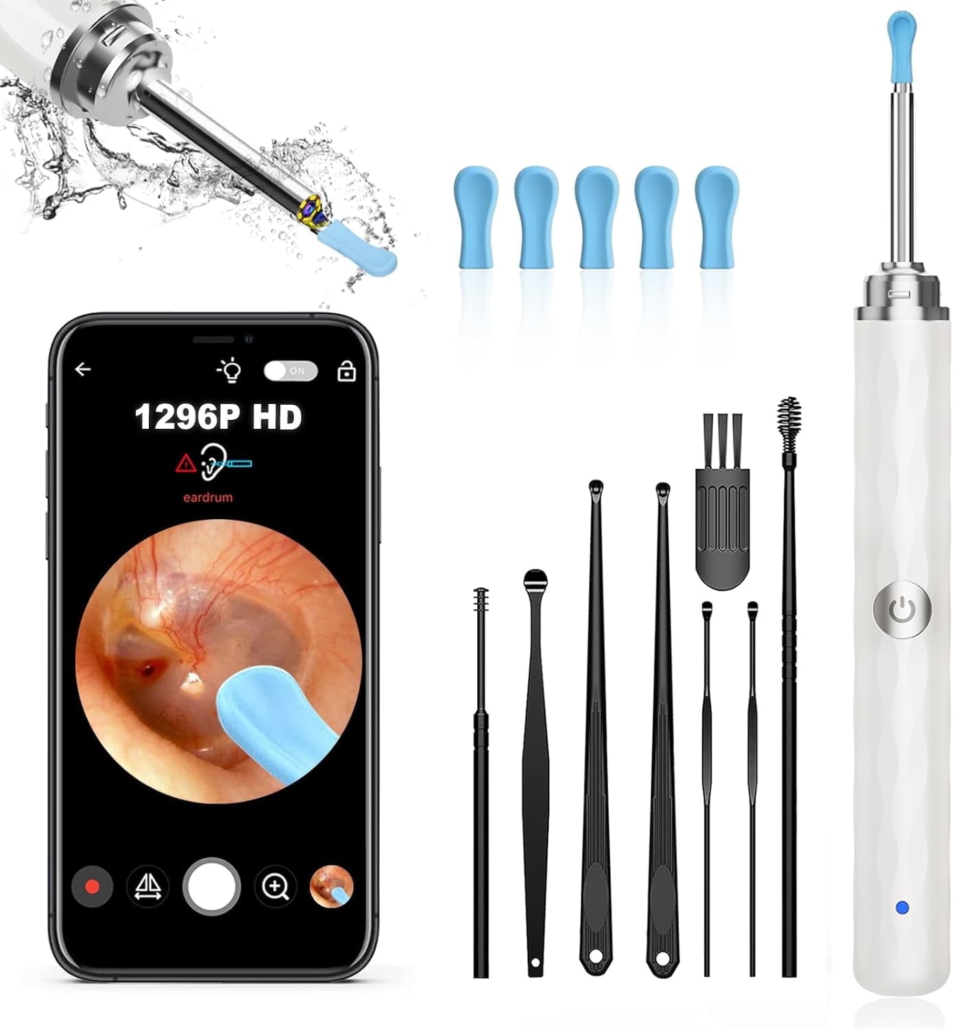 VIIWI Ear Wax Removal Kit with 1080P HD Camera - Ear Cleaner Tool for ...