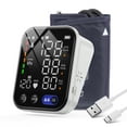 VIIWII Rechargeable Blood Pressure Monitor, LED Display, Upper Arm Cuff ...