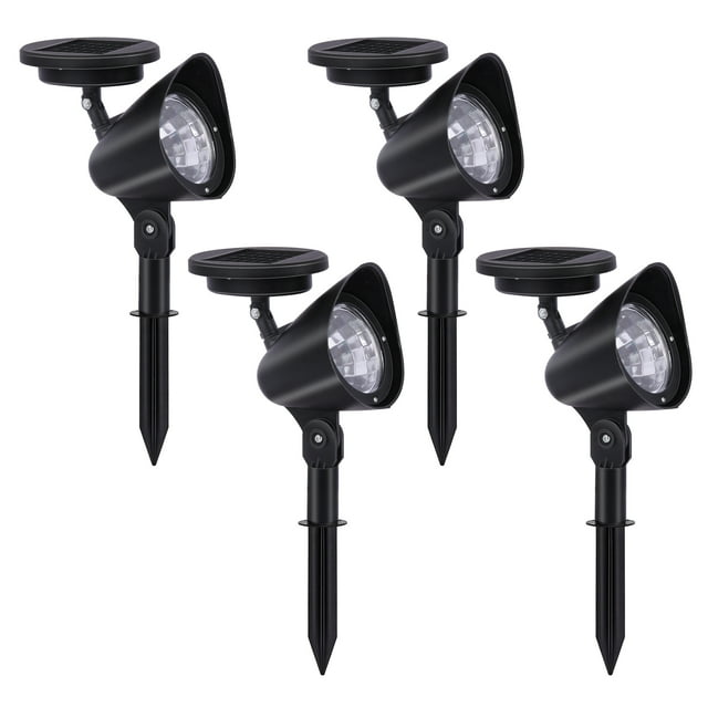 VIIWII Solar LED Landscape Spotlights, Waterproof, Outdoor, for Garden ...